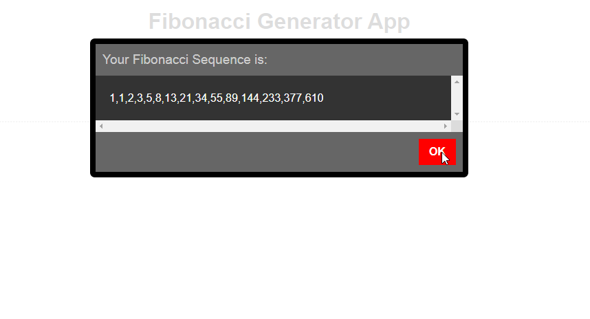 Simple Fibonacci Generator App In Javascript Free Source Code Sourcecodester